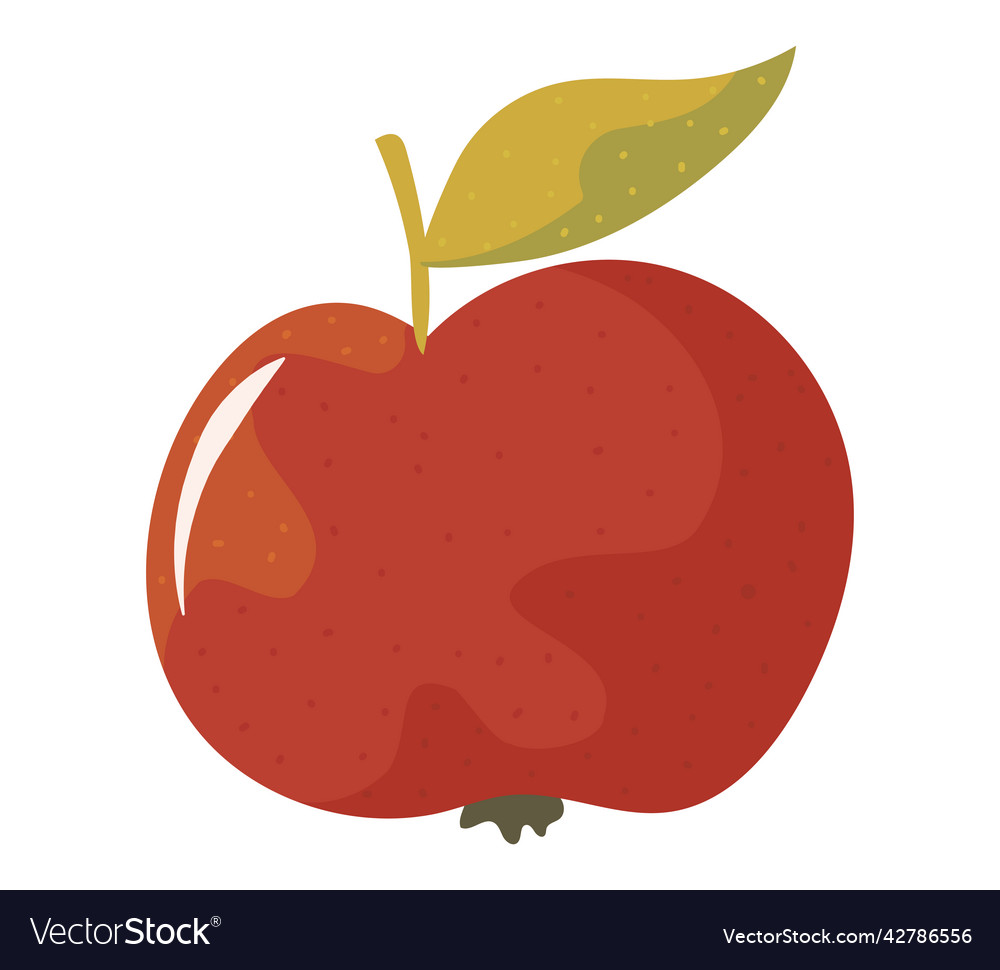 Apple icon isolated Royalty Free Vector Image - VectorStock