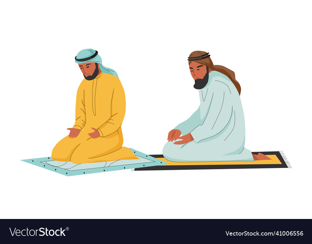 Arab men Royalty Free Vector Image - VectorStock