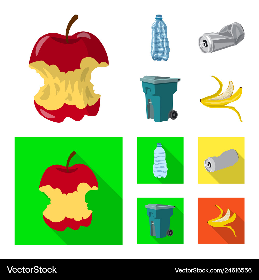 Design of dump and sort sign collection Royalty Free Vector