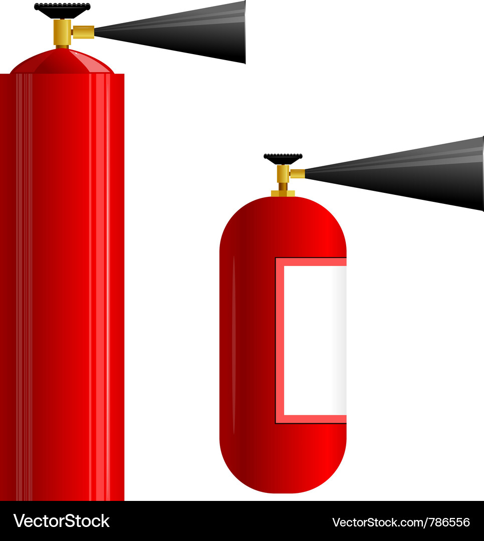 Fire extinguisher Royalty Free Vector Image - VectorStock