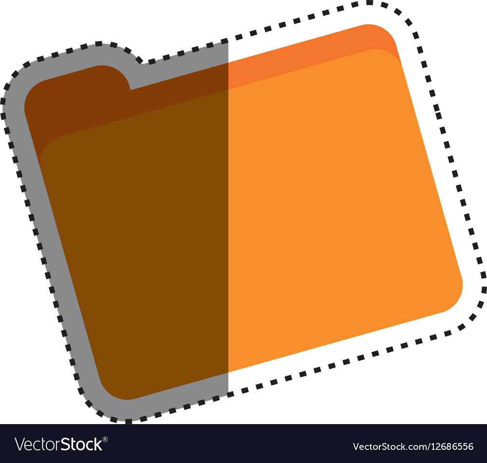 Folder business document Royalty Free Vector Image