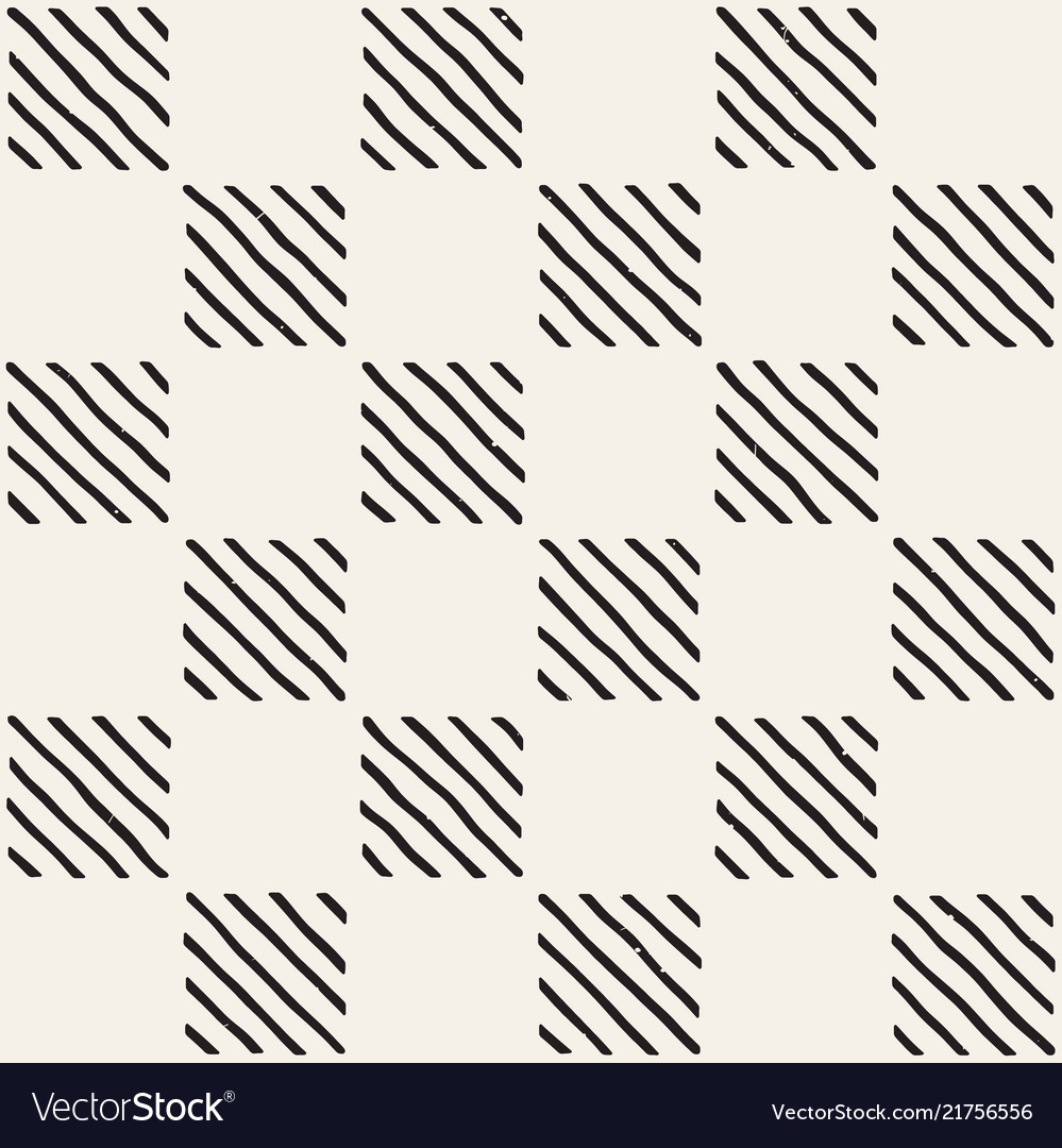 Hand drawn seamless repeating pattern Royalty Free Vector