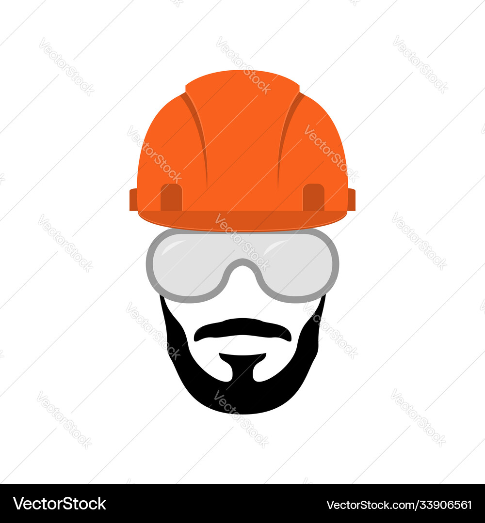 Builder emblem industry service or repair icon Vector Image