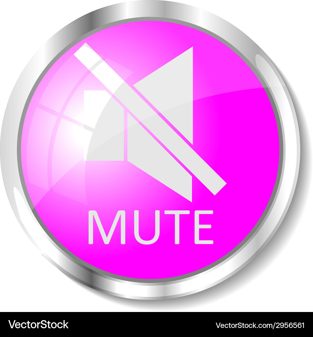 Pink web button Royalty Free Vector Image - VectorStock