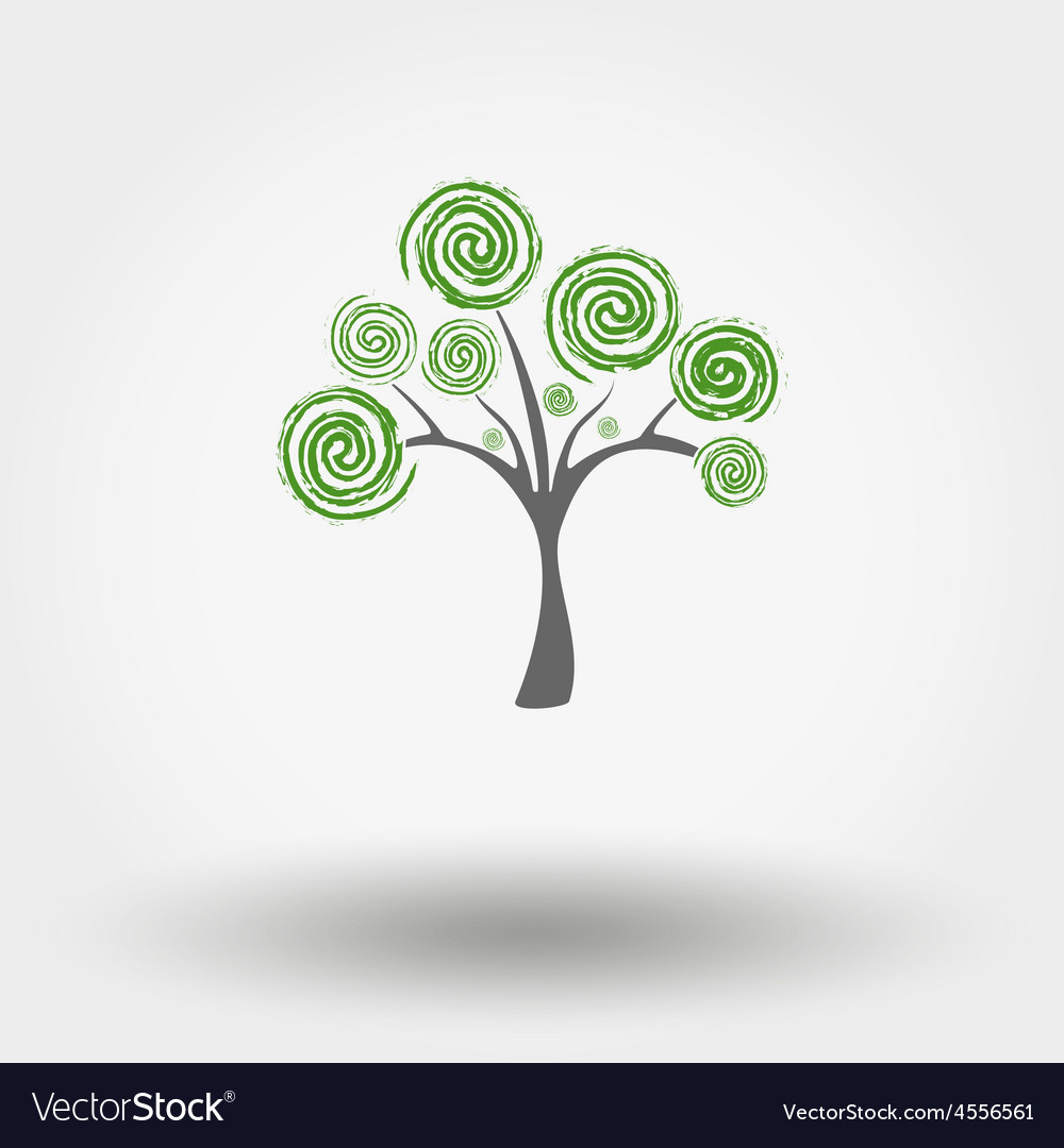 Stylized tree Royalty Free Vector Image - VectorStock