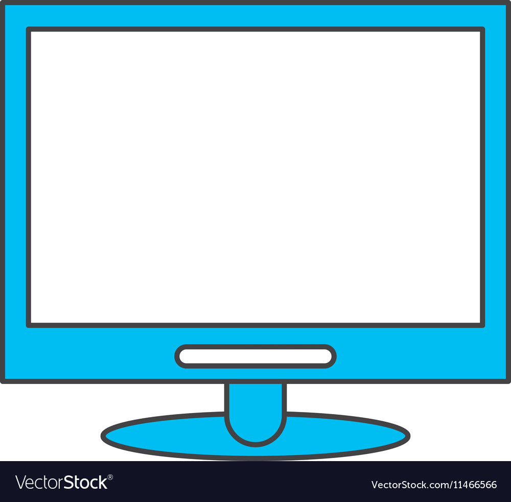 Isolated computer device design Royalty Free Vector Image