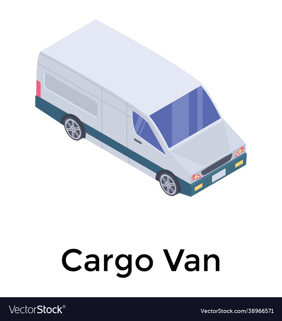 Cargo van Royalty Free Vector Image - VectorStock
