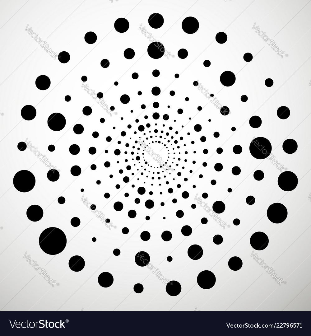 Dotted abstract pattern dots graphics Royalty Free Vector