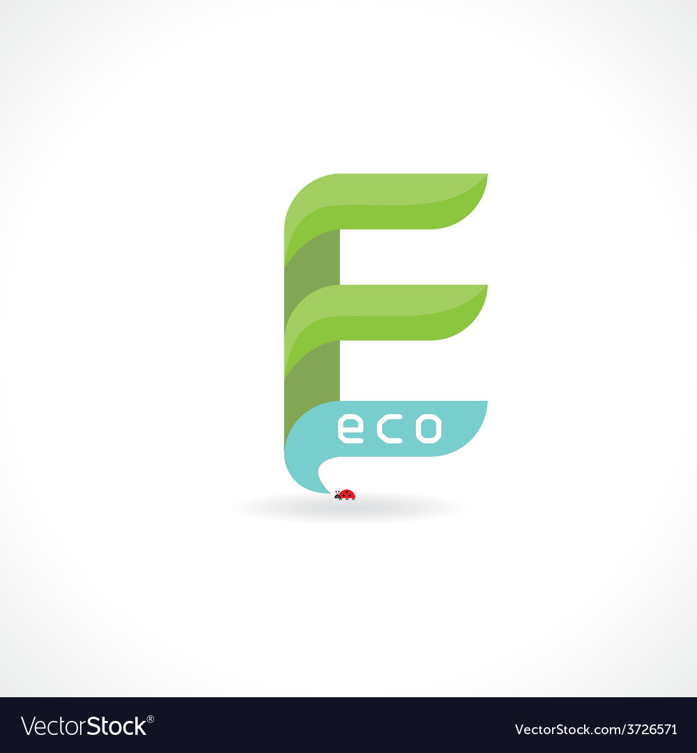 Letter e Royalty Free Vector Image - VectorStock