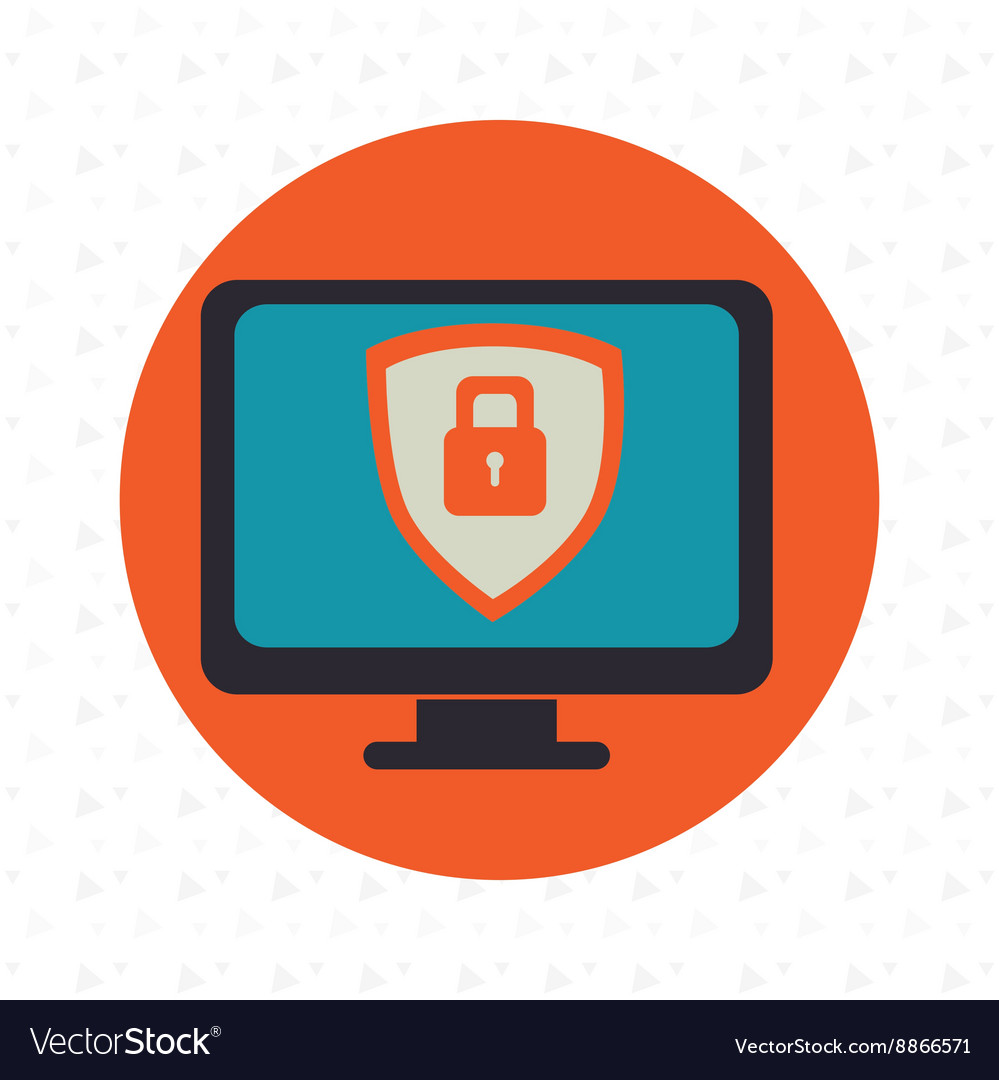 Security system design Royalty Free Vector Image