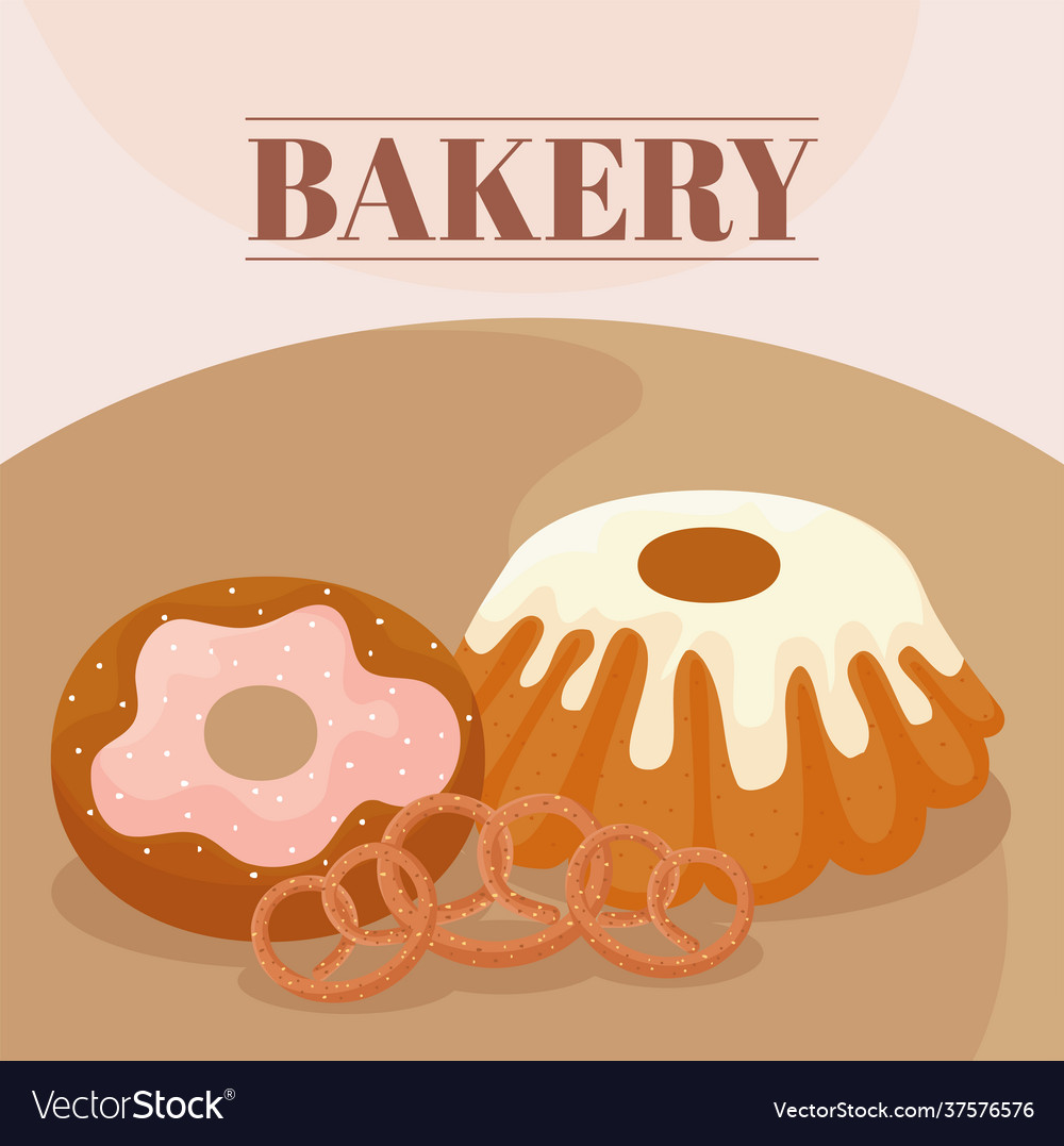 Bakery bread card Royalty Free Vector Image - VectorStock