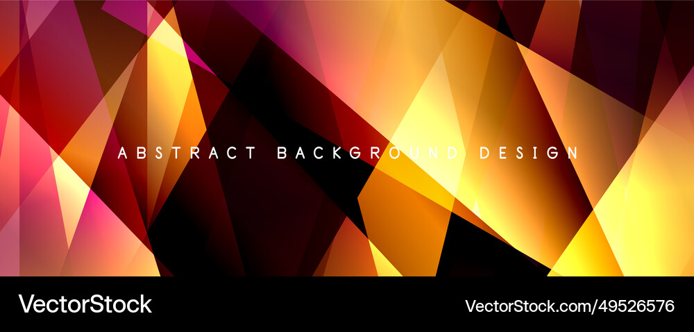 Breaking glass background kaleidoscope effect Vector Image