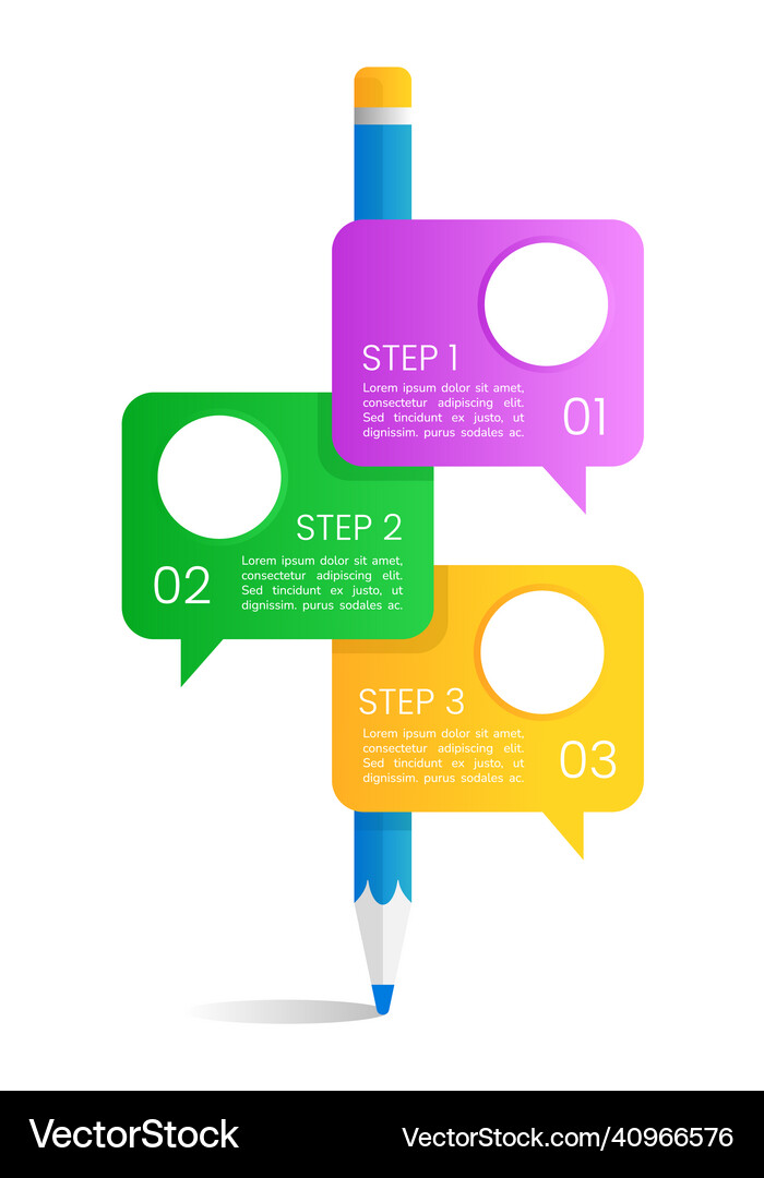 Examining language skills infographic chart Vector Image