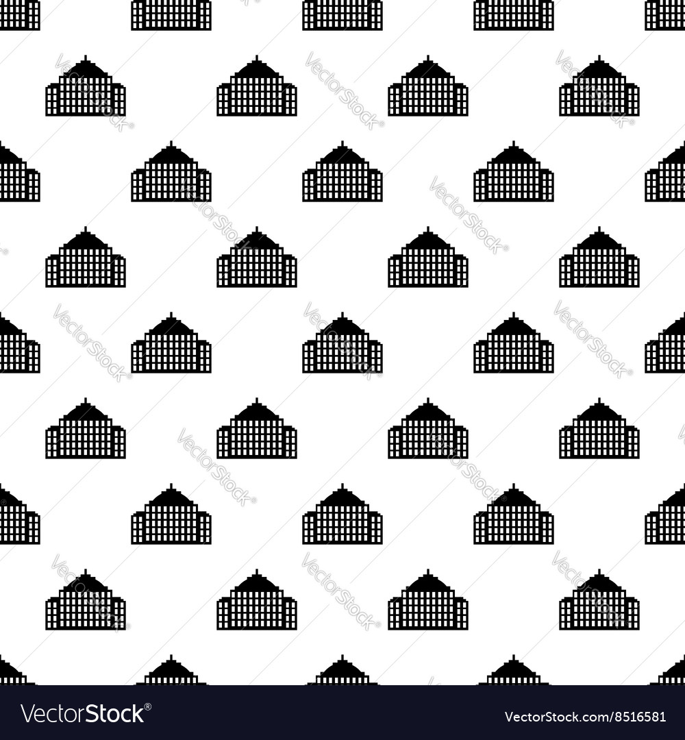 House pattern seamless Royalty Free Vector Image