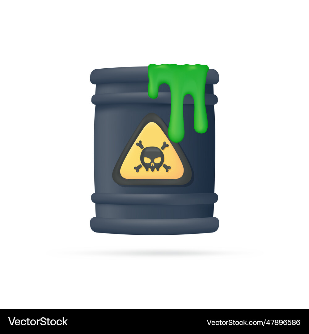 Dangerous chemicals stop toxic use concept Vector Image