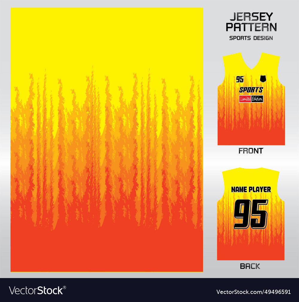 Burning Fire Pattern Design Royalty Free Vector Image