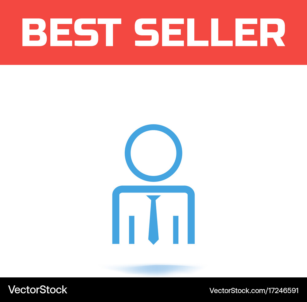 Businessman or user icon symbol for your web Vector Image