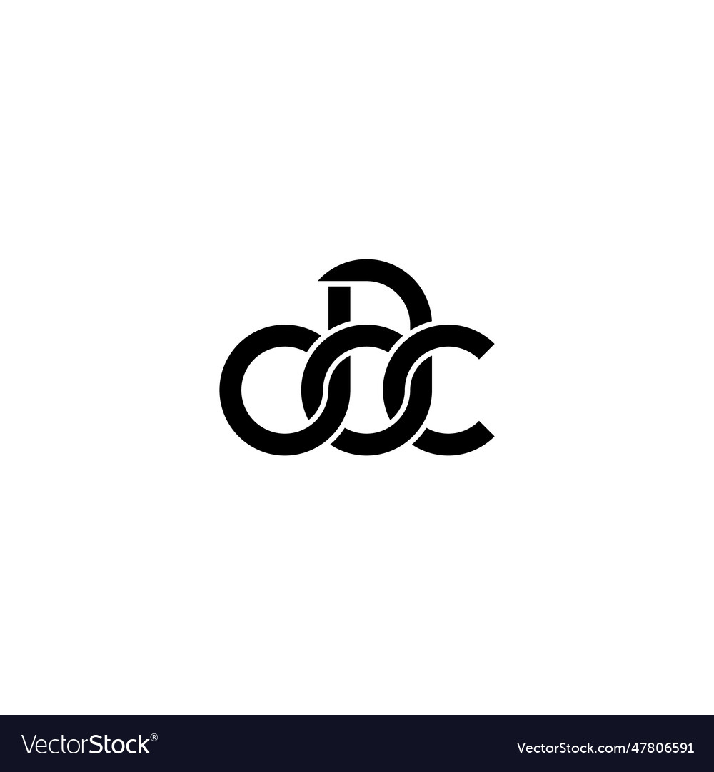 Letters monogram logo design Royalty Free Vector Image