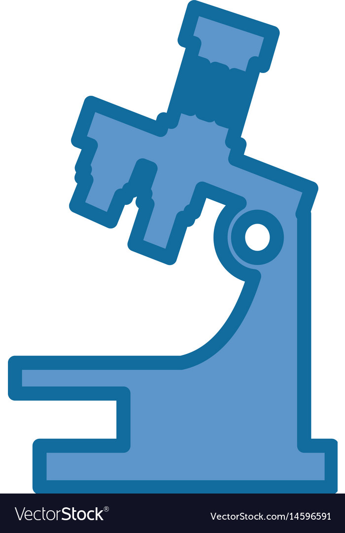 Microscope tool icon Royalty Free Vector Image