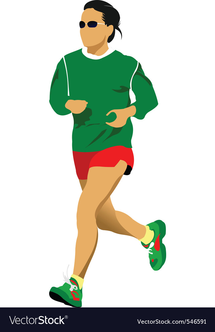 Runner Royalty Free Vector Image - VectorStock
