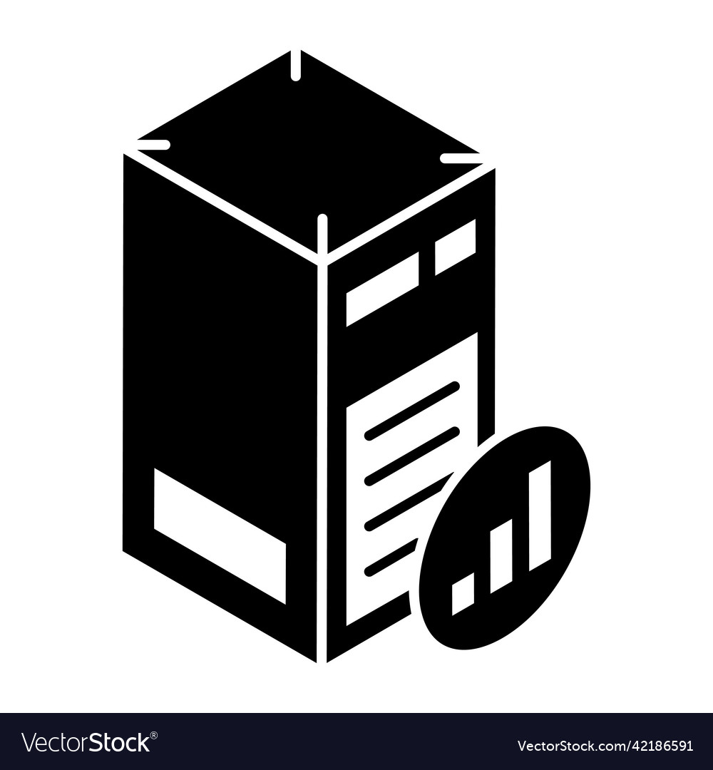 Storage analysis Royalty Free Vector Image - VectorStock