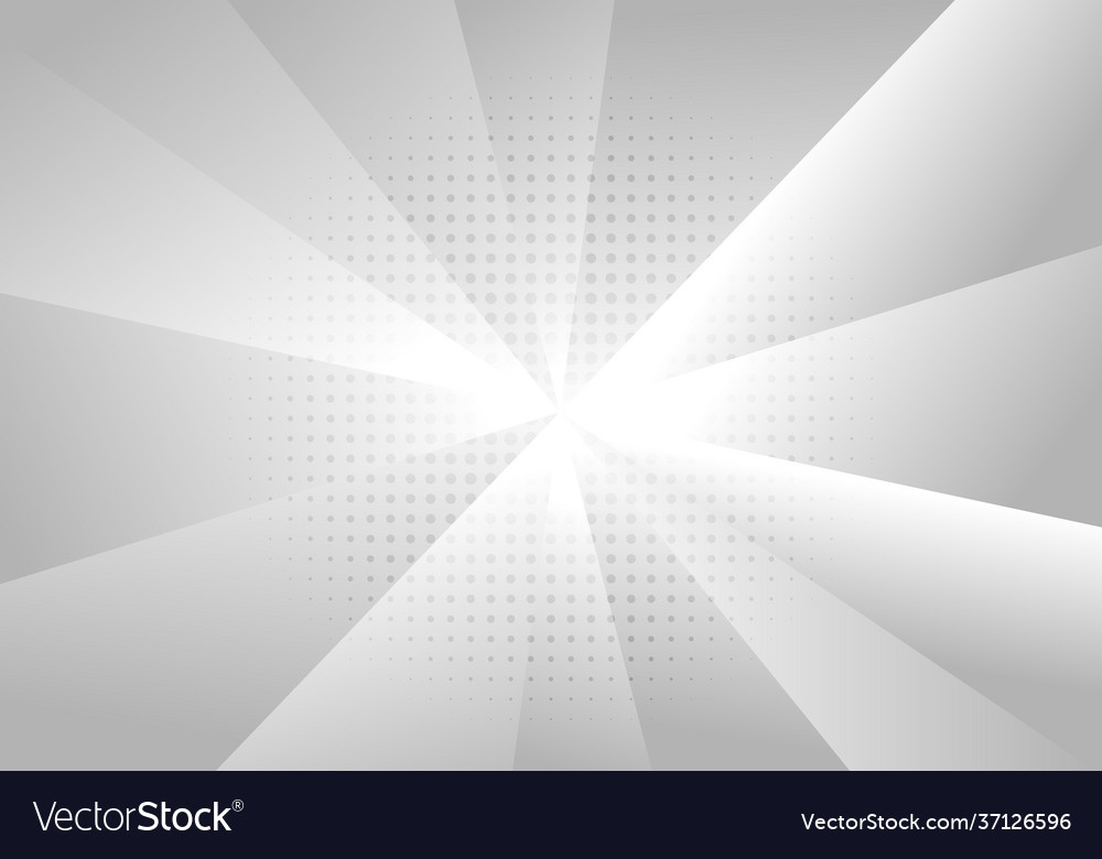 Abstract background white gradient radius Vector Image