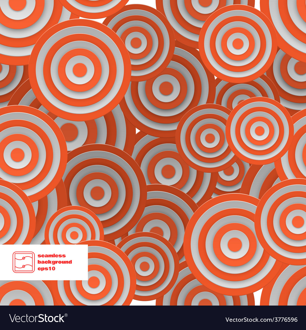 Abstract seamless circles pattern Royalty Free Vector Image