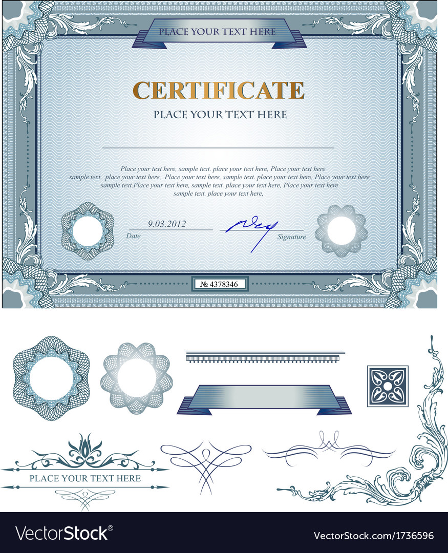Certificate Royalty Free Vector Image - VectorStock