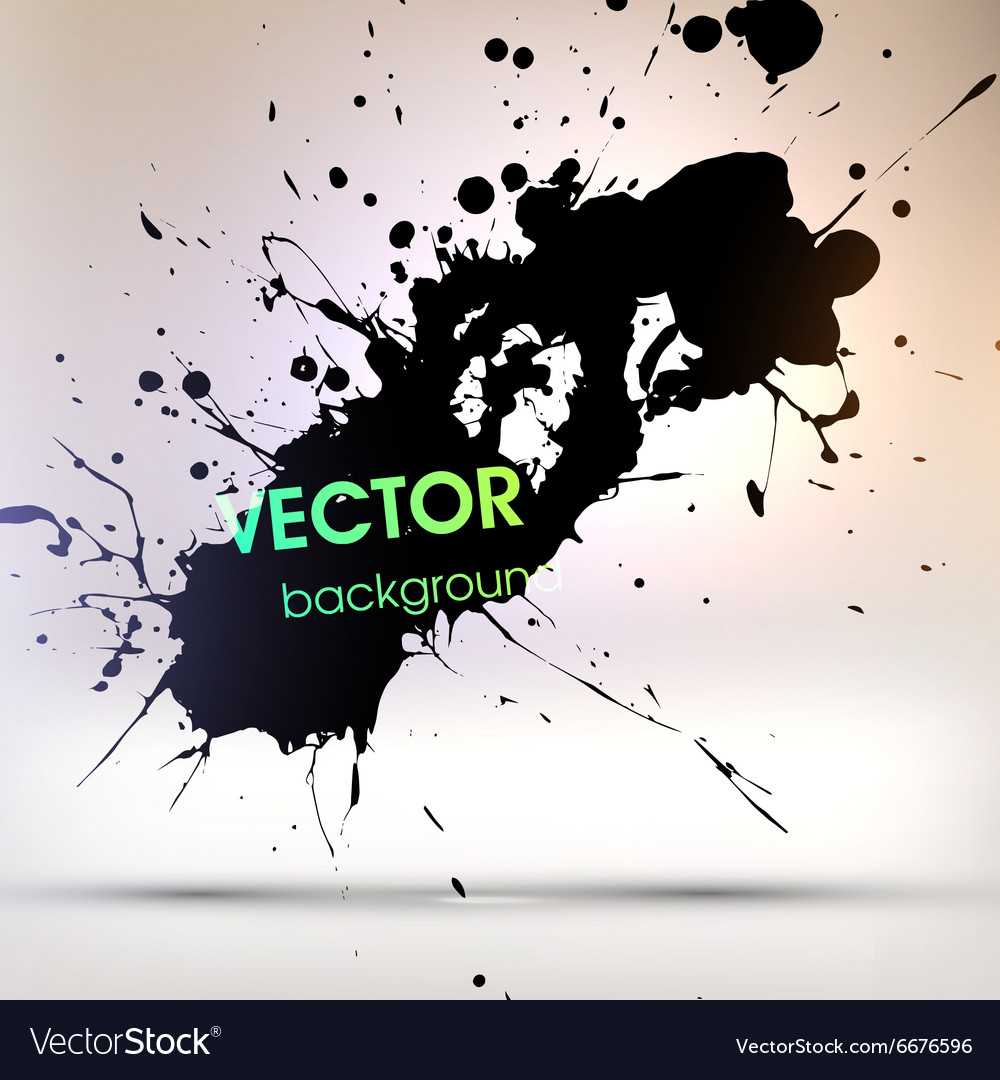 Paint splash background Royalty Free Vector Image