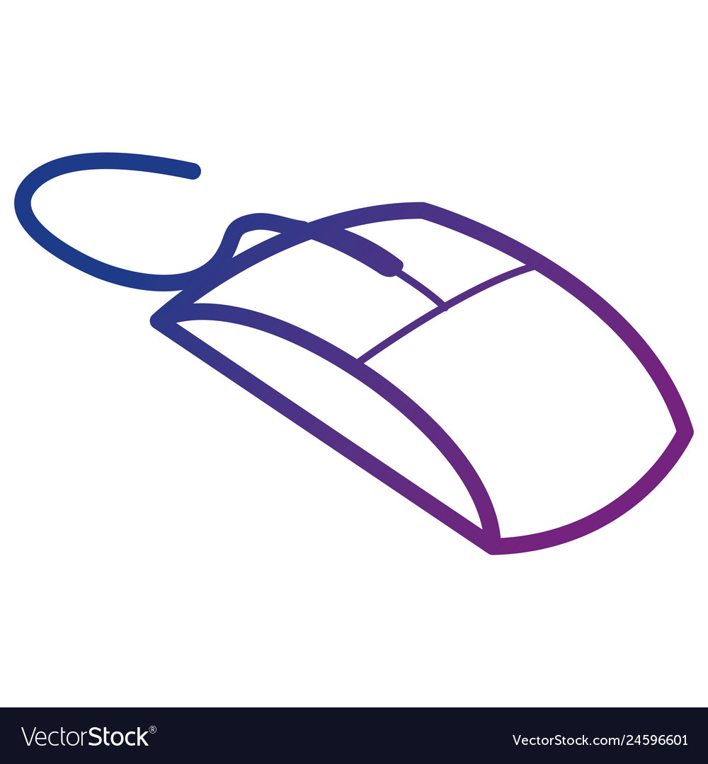 Computer mouse isometric icon Royalty Free Vector Image