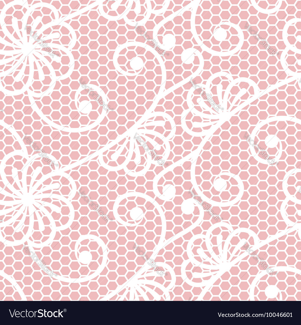 Delicate Lace Pattern Royalty Free Vector Image