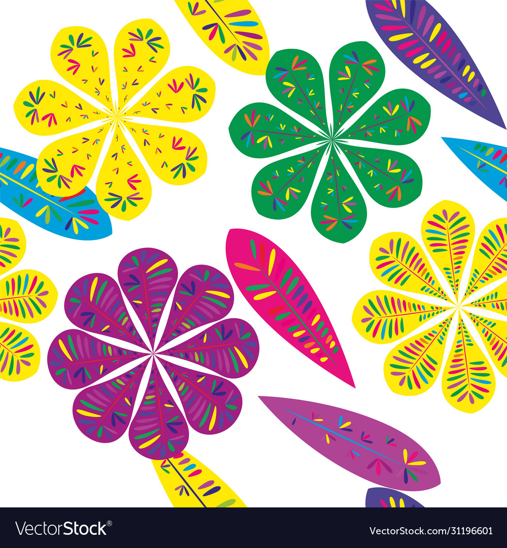 Floral Seamless Pattern Royalty Free Vector Image 