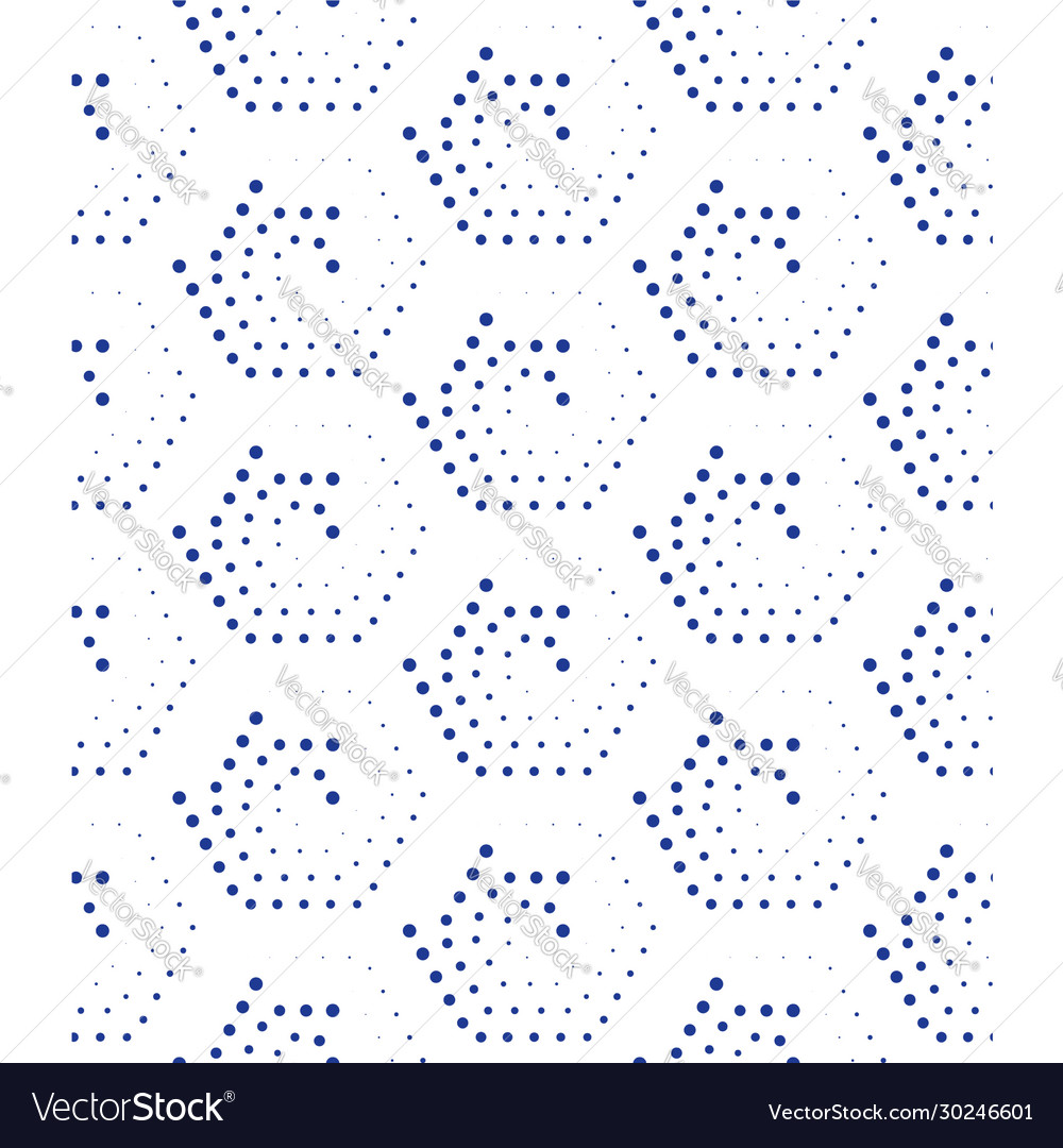 Subtle pattern with dotted hexagons Royalty Free Vector
