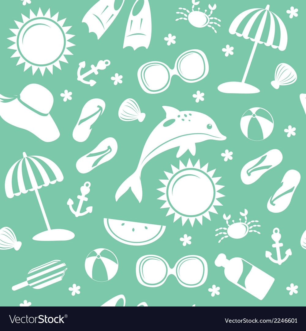 Summer pattern Royalty Free Vector Image - VectorStock