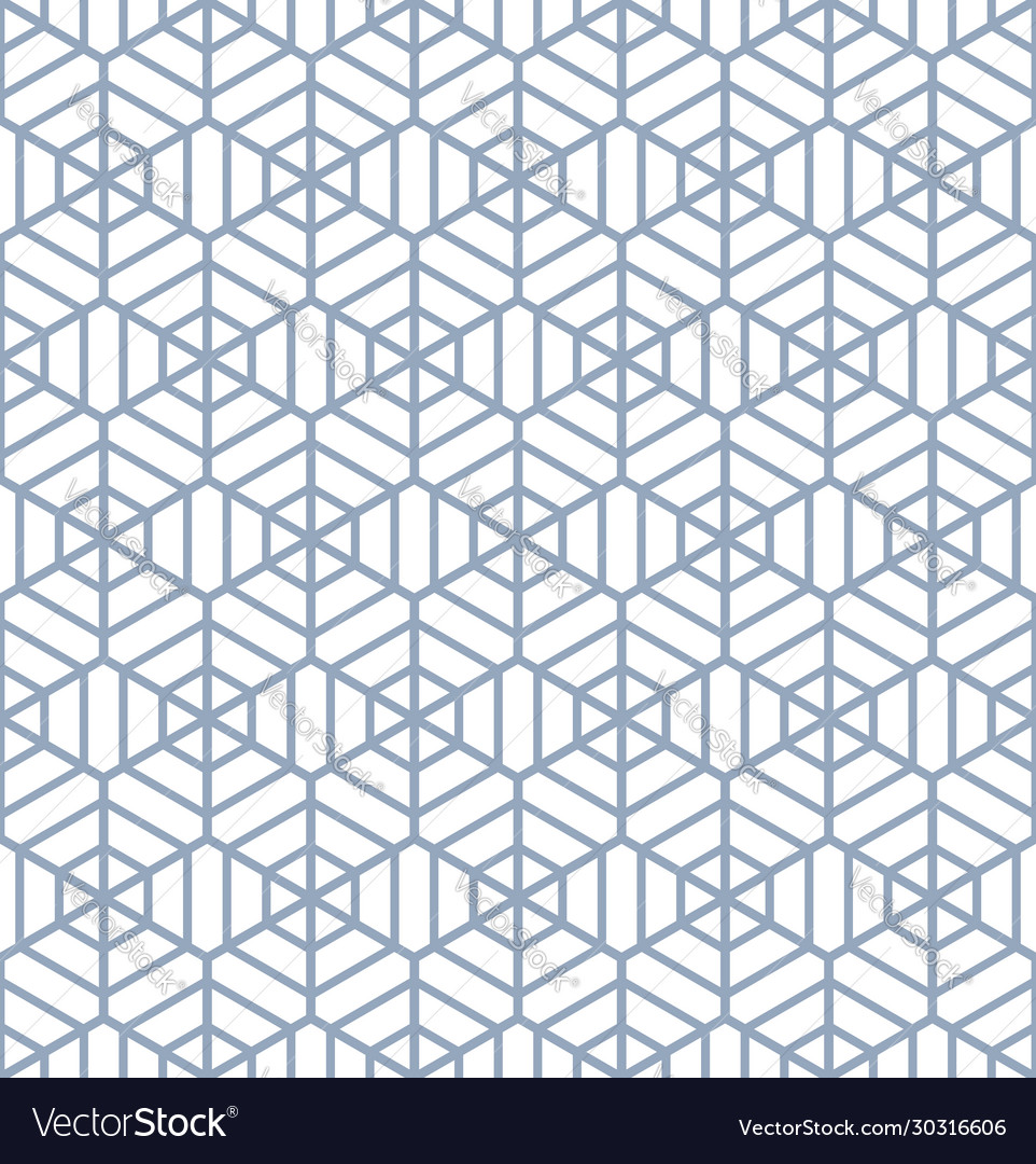 Seamless hexagons pattern Royalty Free Vector Image