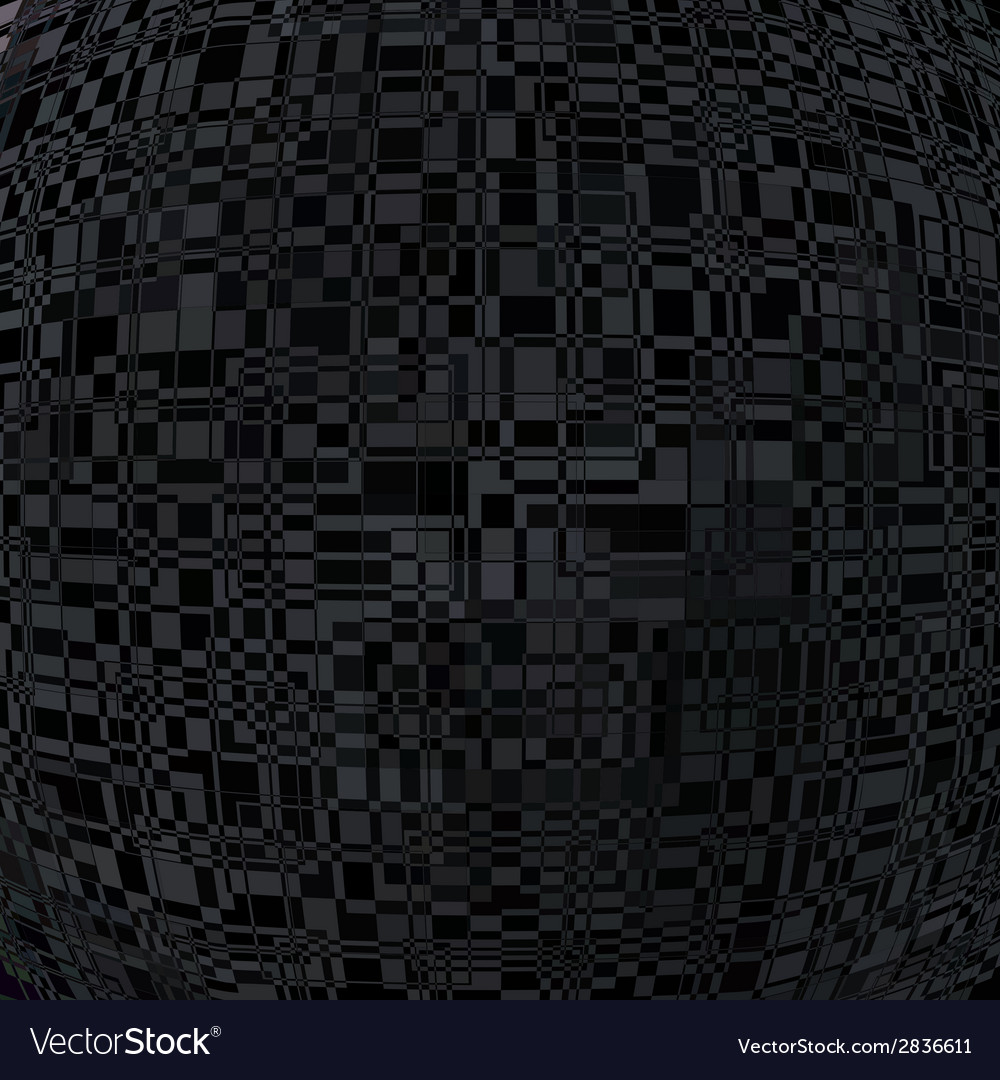 Black background with abstract lines pattern Vector Image