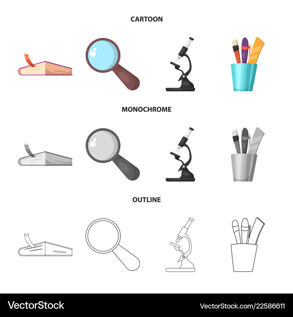 Design of education and learning logo set Vector Image
