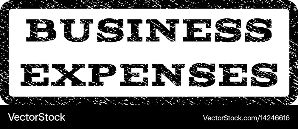Business expenses watermark stamp Royalty Free Vector Image