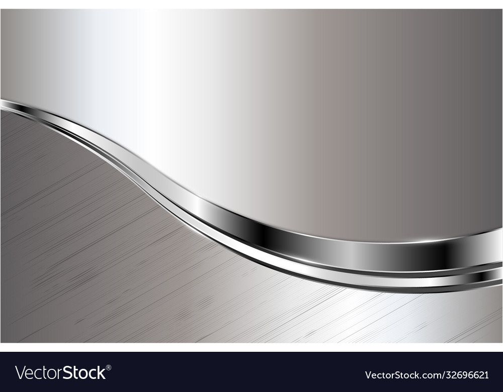 Metallic background Royalty Free Vector Image - VectorStock