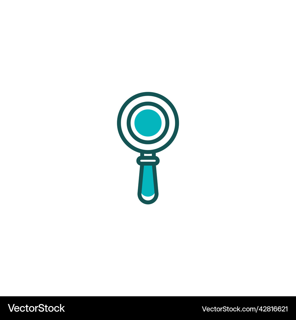Portafilter tamper line icon linear style sign Vector Image
