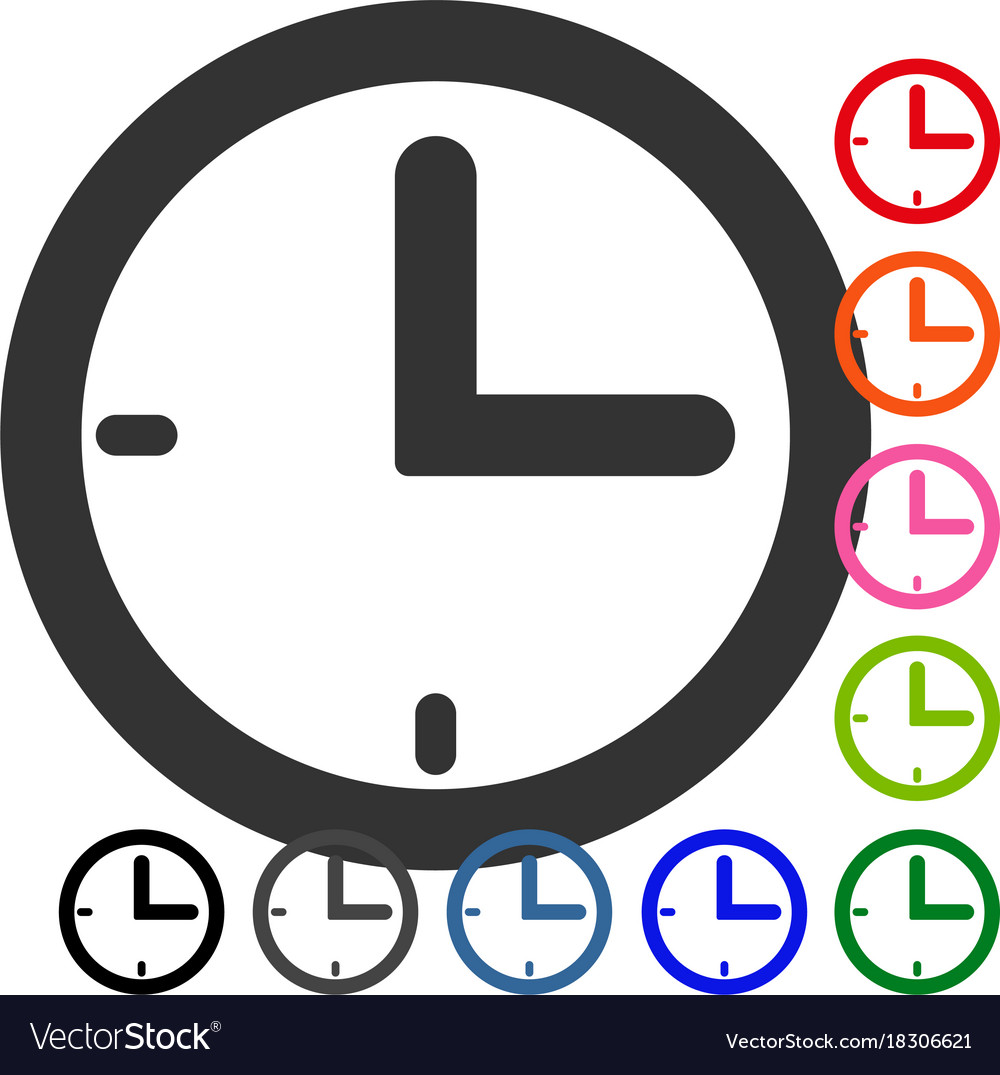 Time framed icon Royalty Free Vector Image - VectorStock