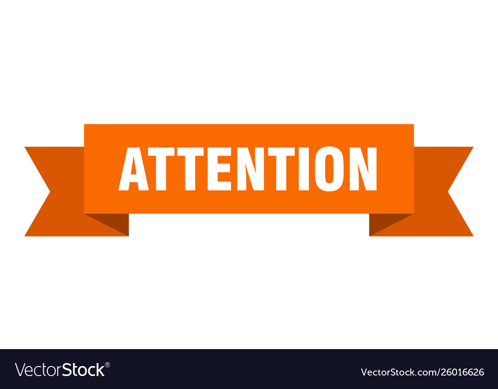 Attention Royalty Free Vector Image - VectorStock