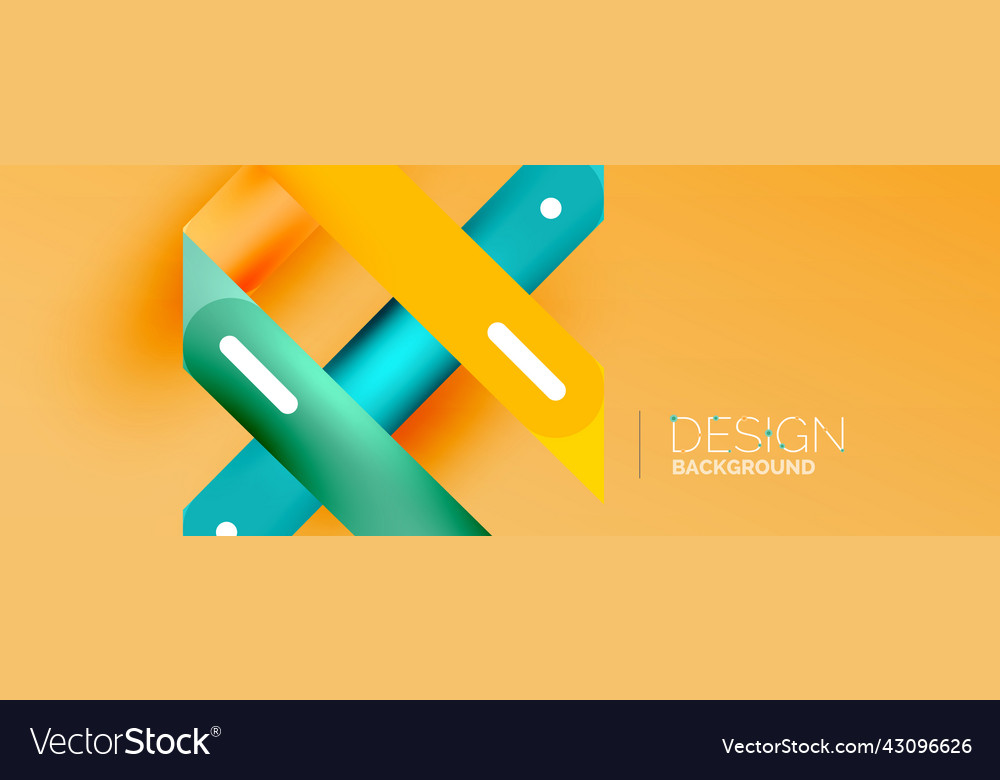 Background overlapping lines dynamic Royalty Free Vector