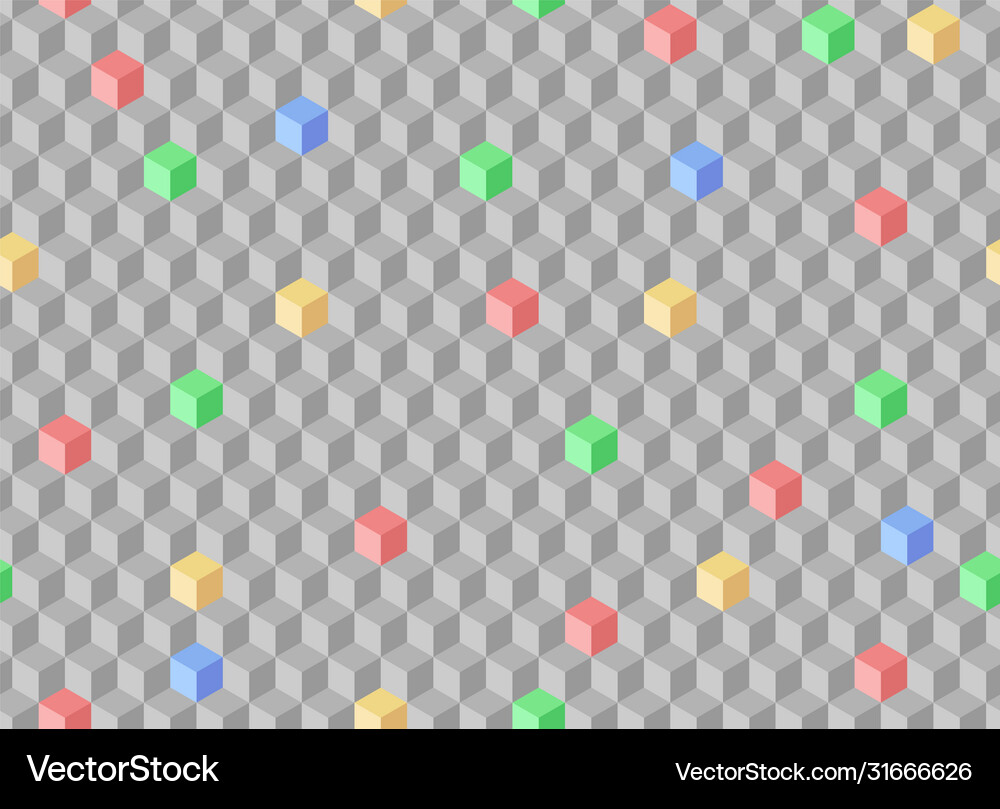 Seamless background with geometrical pattern Vector Image