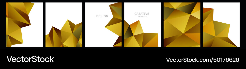Set of cover notebook design abstract Royalty Free Vector