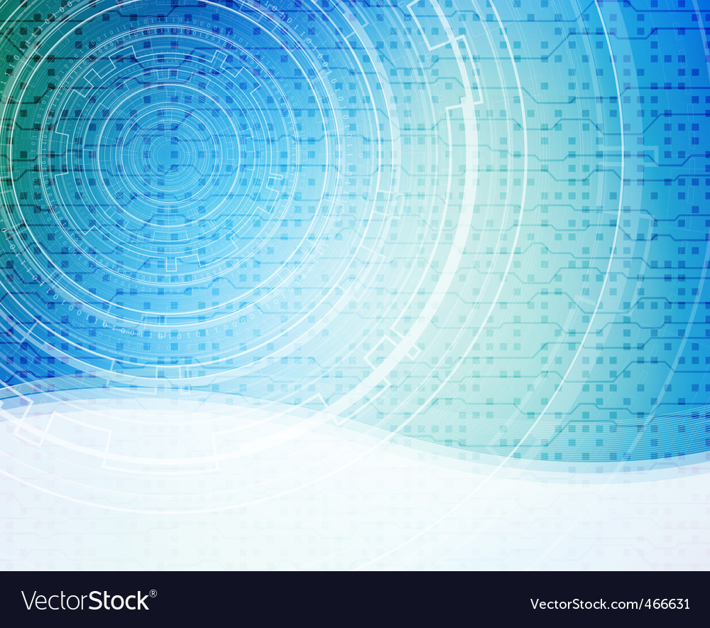 Abstract design technology theme background Vector Image