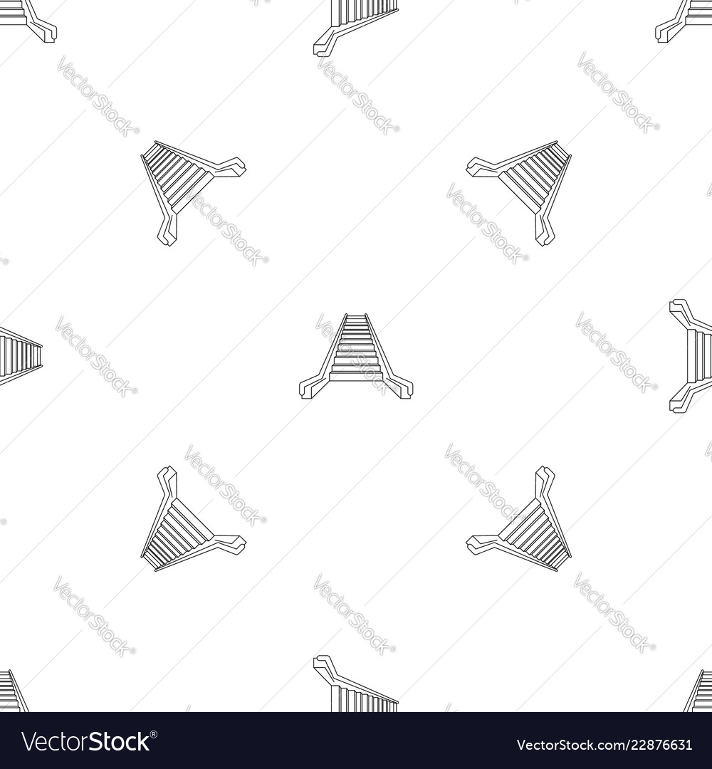 Escalator pattern seamless Royalty Free Vector Image