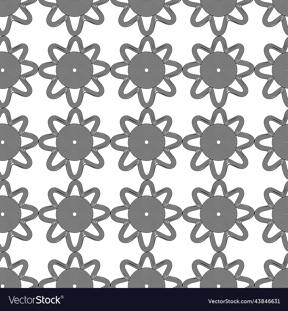Optical illusion seamless pattern design Vector Image Optical illusion seamless pattern design Vector Image
