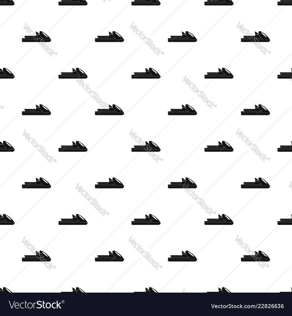 Boat pattern seamless Royalty Free Vector Image