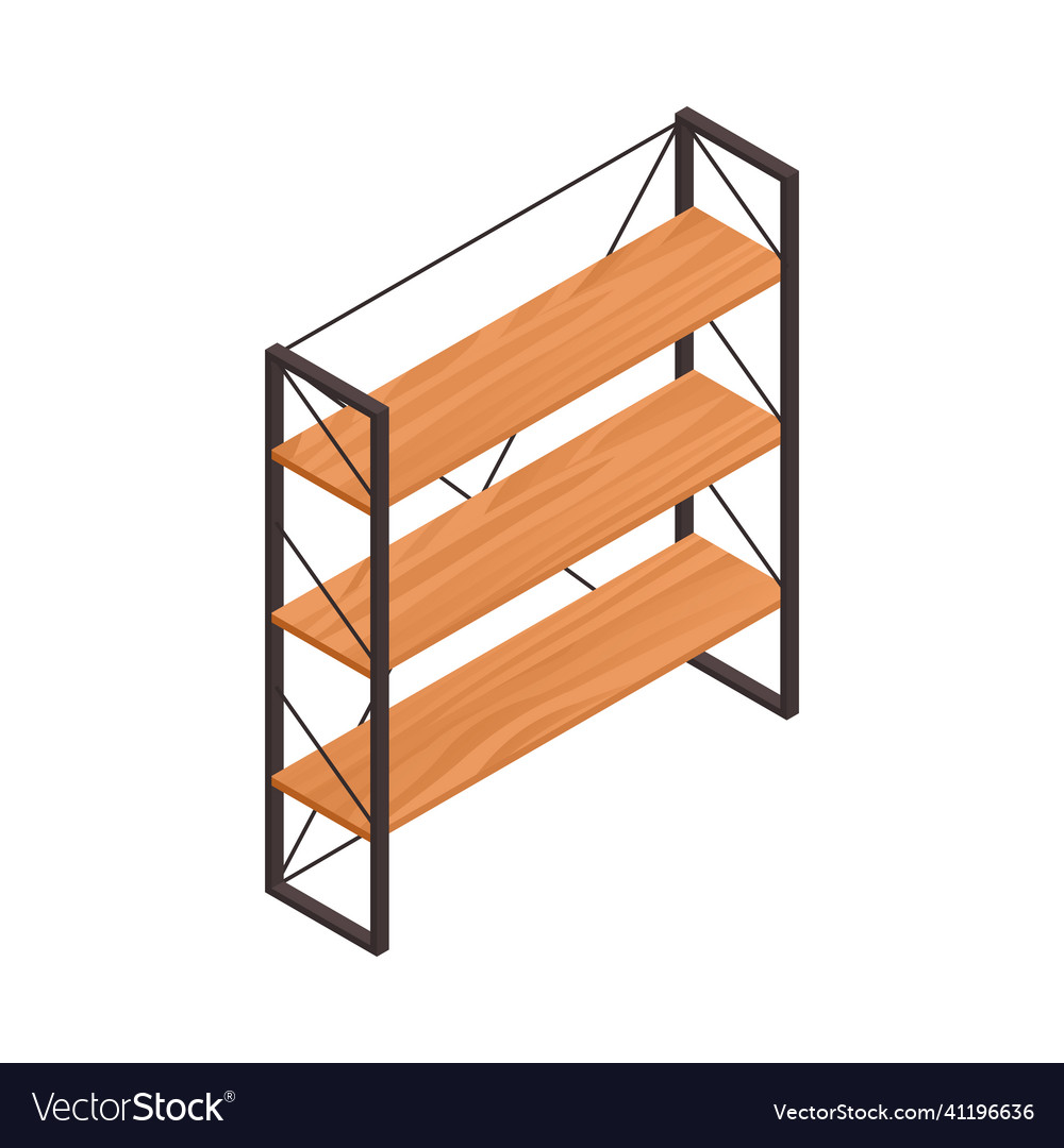 Loft rack Royalty Free Vector Image - VectorStock